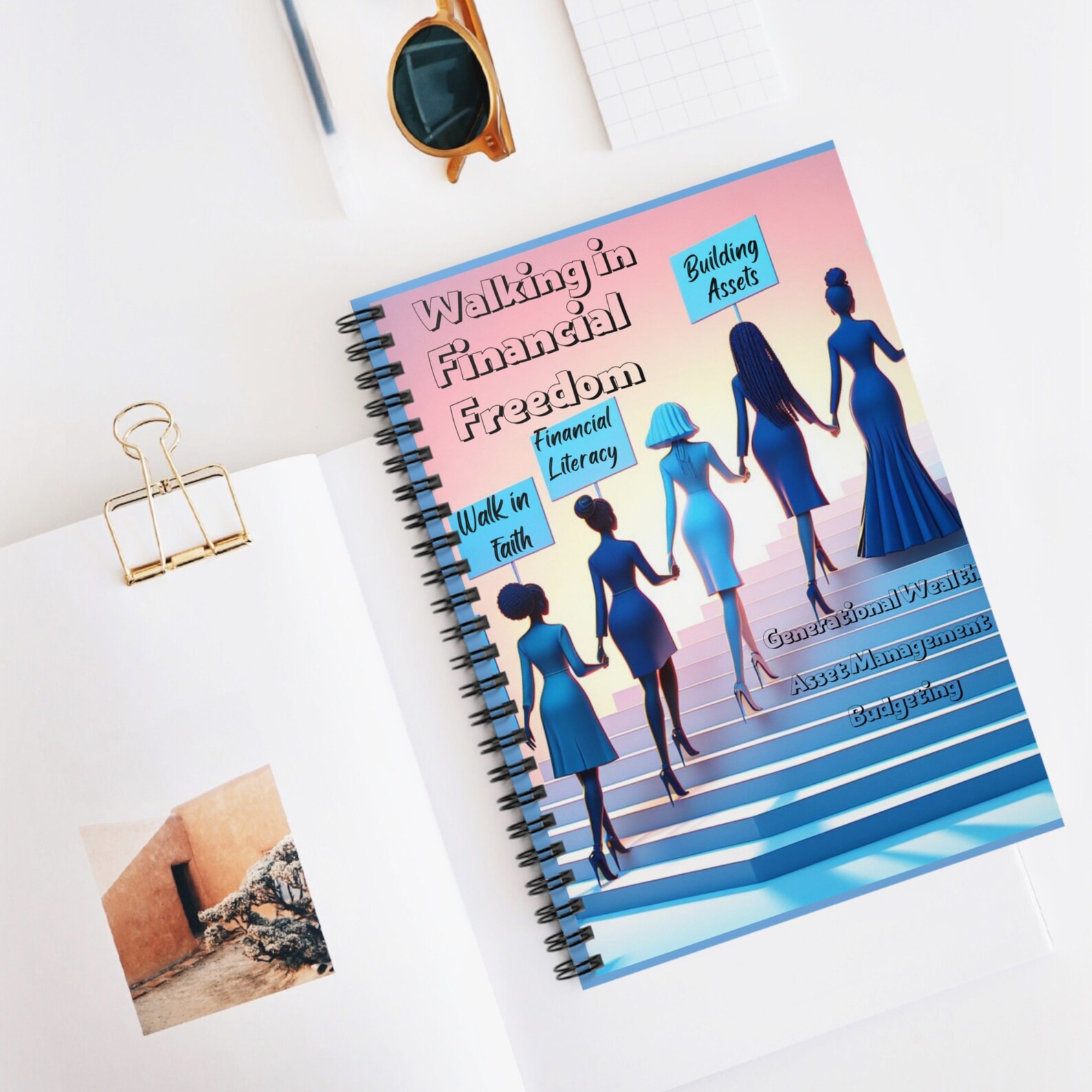 Cute Aesthetic Financial Literacy Planner Tracker Spiral Journal ...