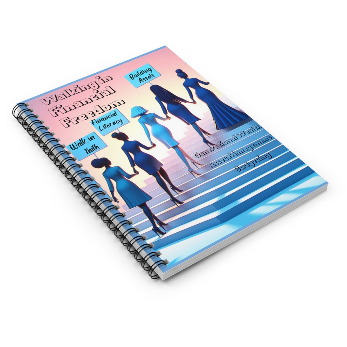 Cute Aesthetic Financial Literacy Planner Tracker Spiral Journal ...