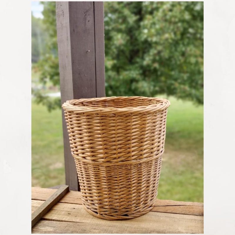 Wicker Planter - Etsy