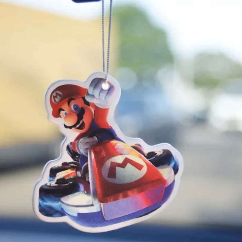 Mario Kart Fragrance Tree Air Freshener Car Fragrance Fruit Fragrance ...