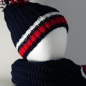 Hand-knitted Toque for Kids With Scarf - Etsy