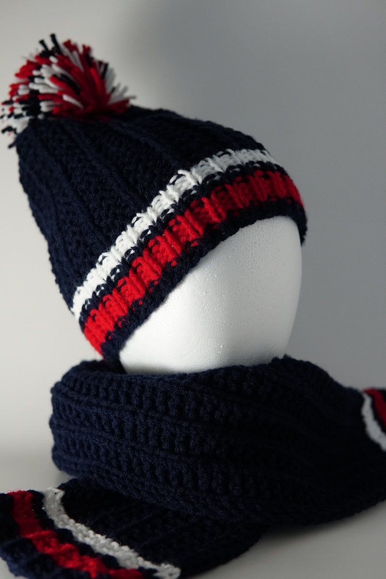 Hand-knitted Toque for Kids With Scarf - Etsy