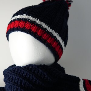 Hand-knitted Toque for Kids With Scarf - Etsy