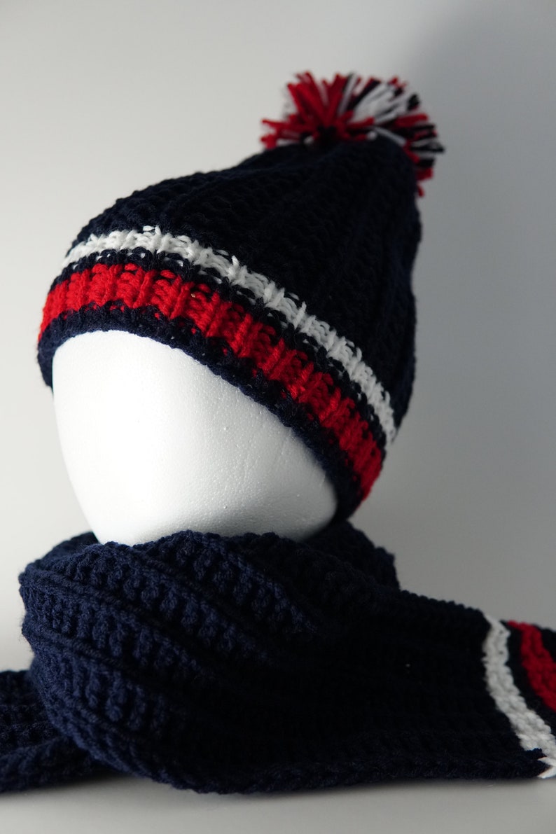Hand-knitted Toque for Kids With Scarf - Etsy