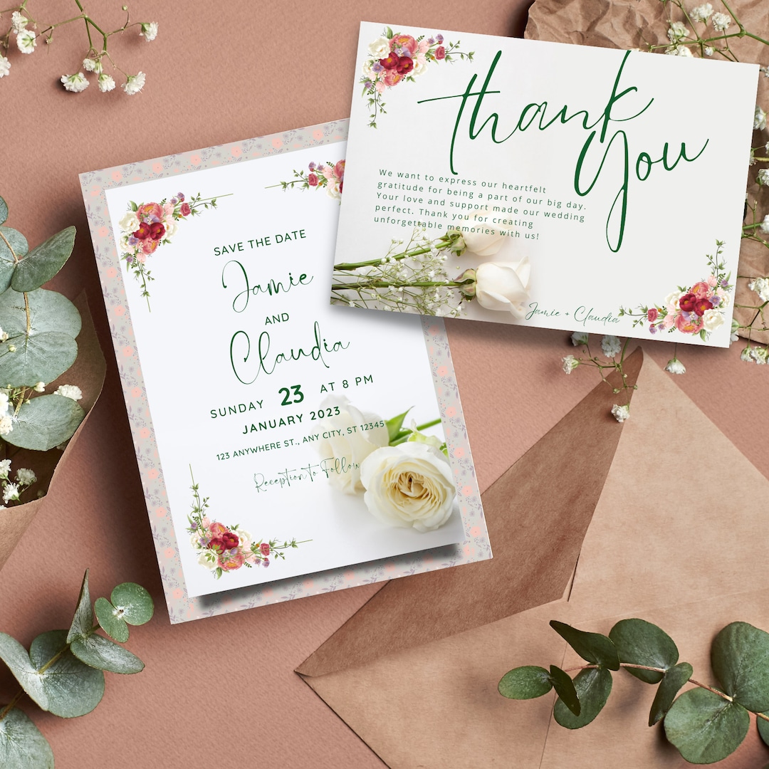Customizable Digital Invitation Cards Make Your Event a Success - Etsy