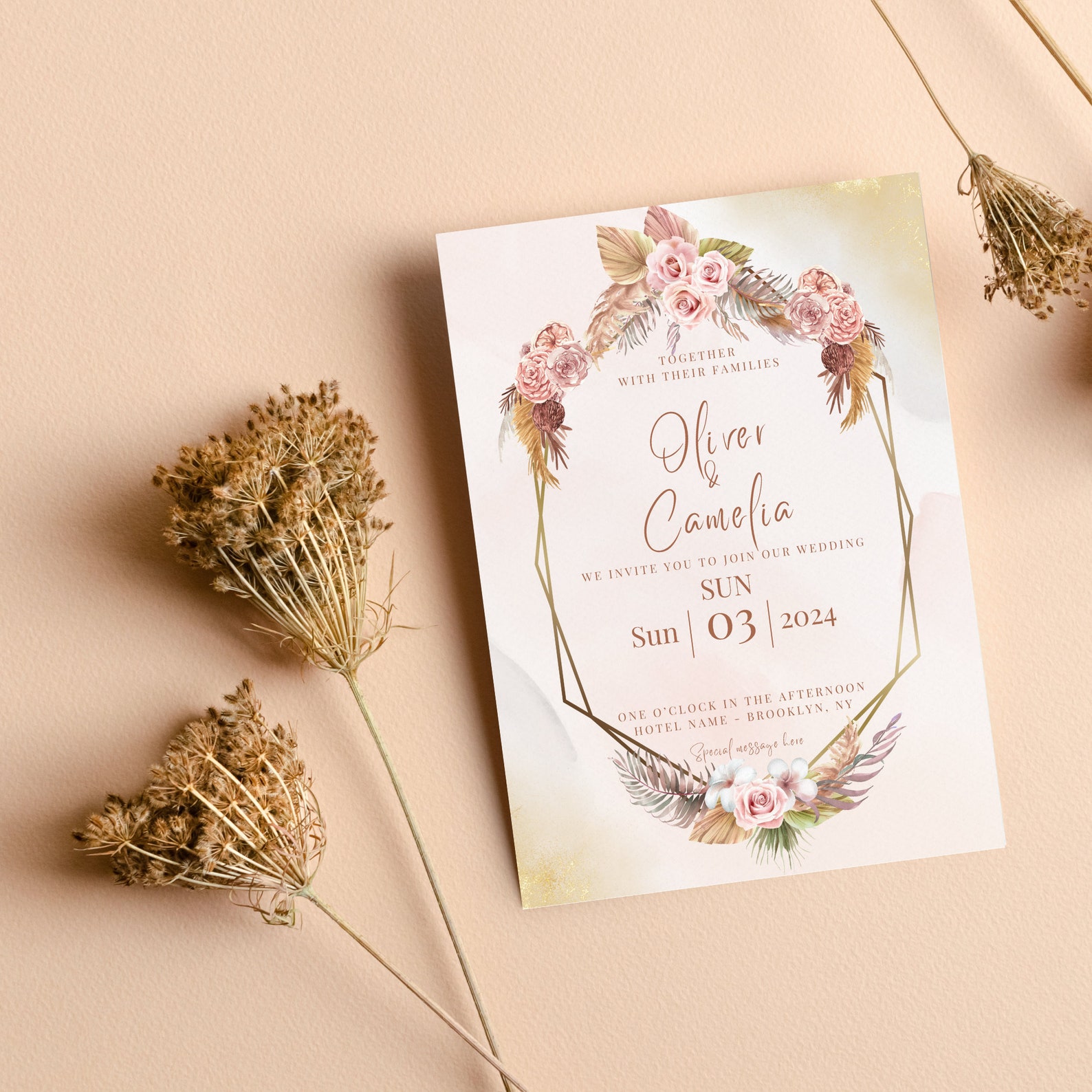 Personalized Wedding Invitations-customize Your Special Day Unique ...