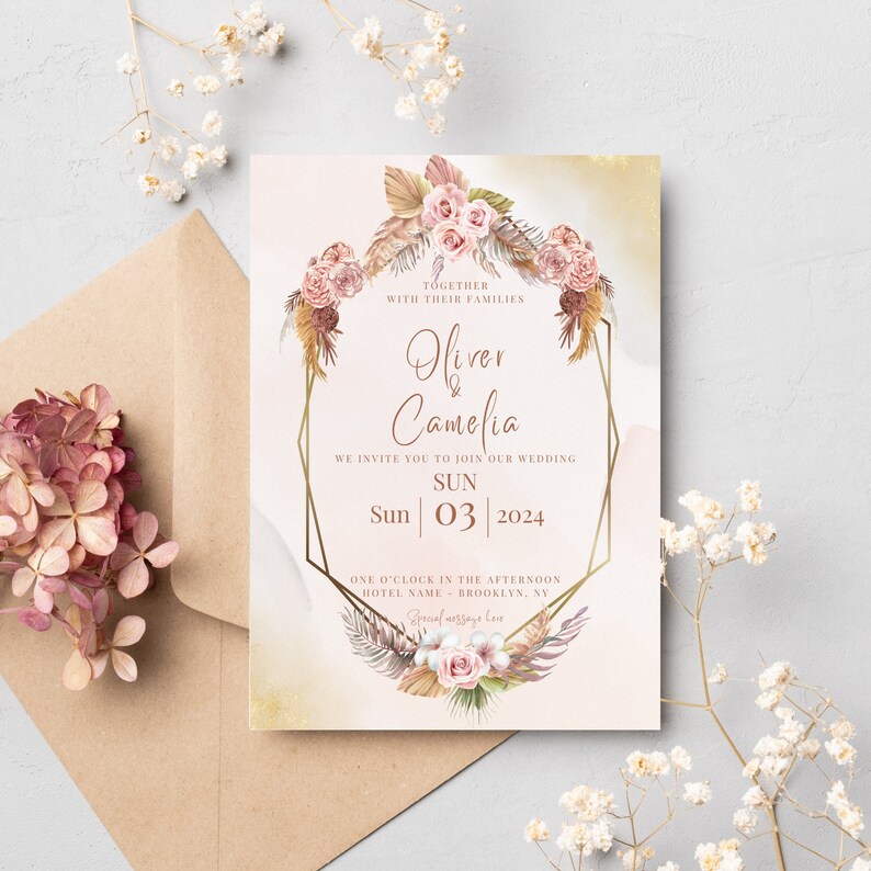 Personalized Wedding Invitations-customize Your Special Day Unique ...