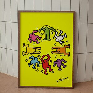 Keith Haring Dance Museum Quality Print, Keith Haring Poster, Pop Art ...