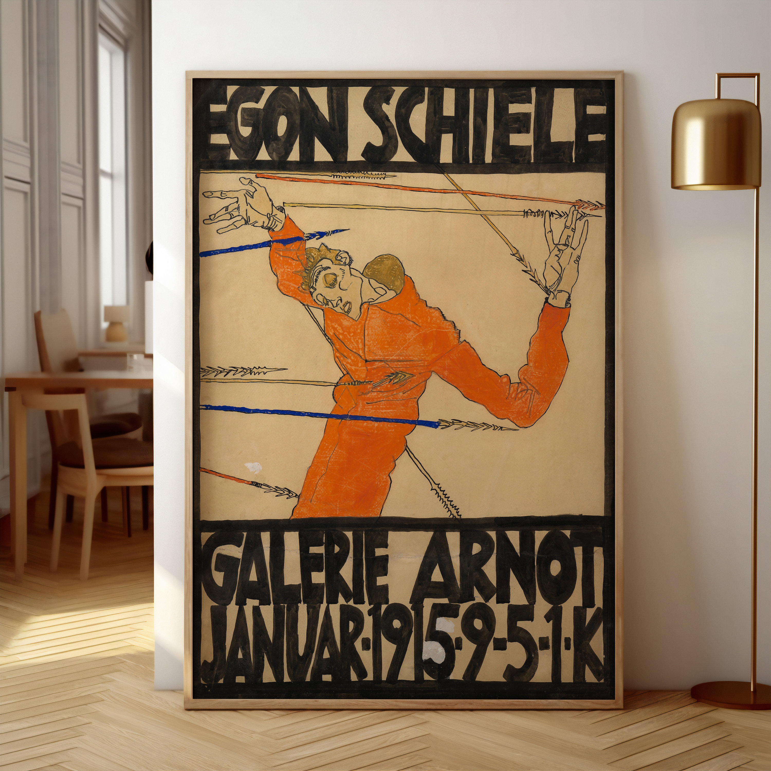 Egon Schiele Poster Egon Schiele Wall Art Birthday Gift Housewarming ...