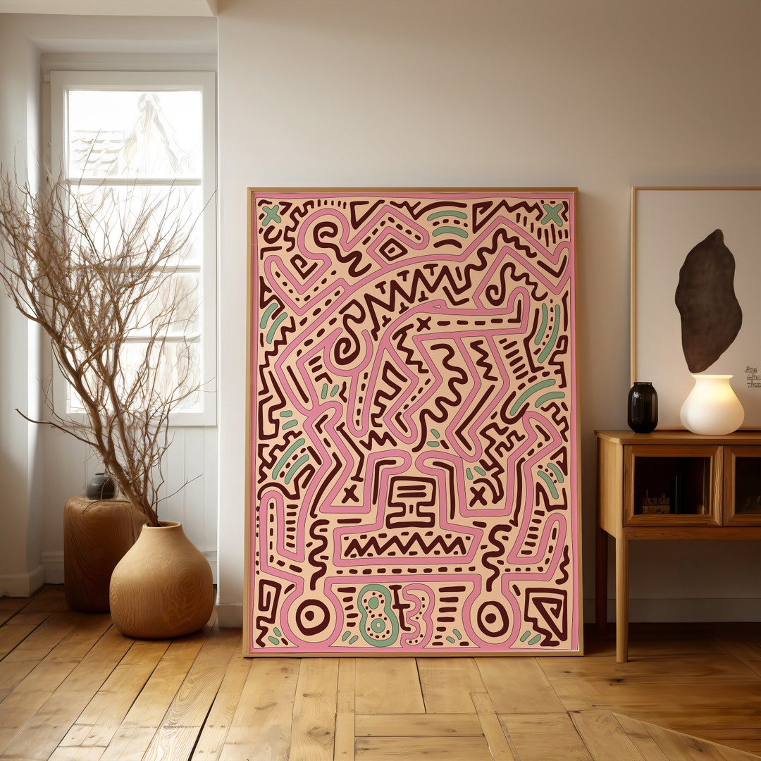 Keith Haring Fun Gallery Museum Quality Art Print, Keith Haring Poster ...