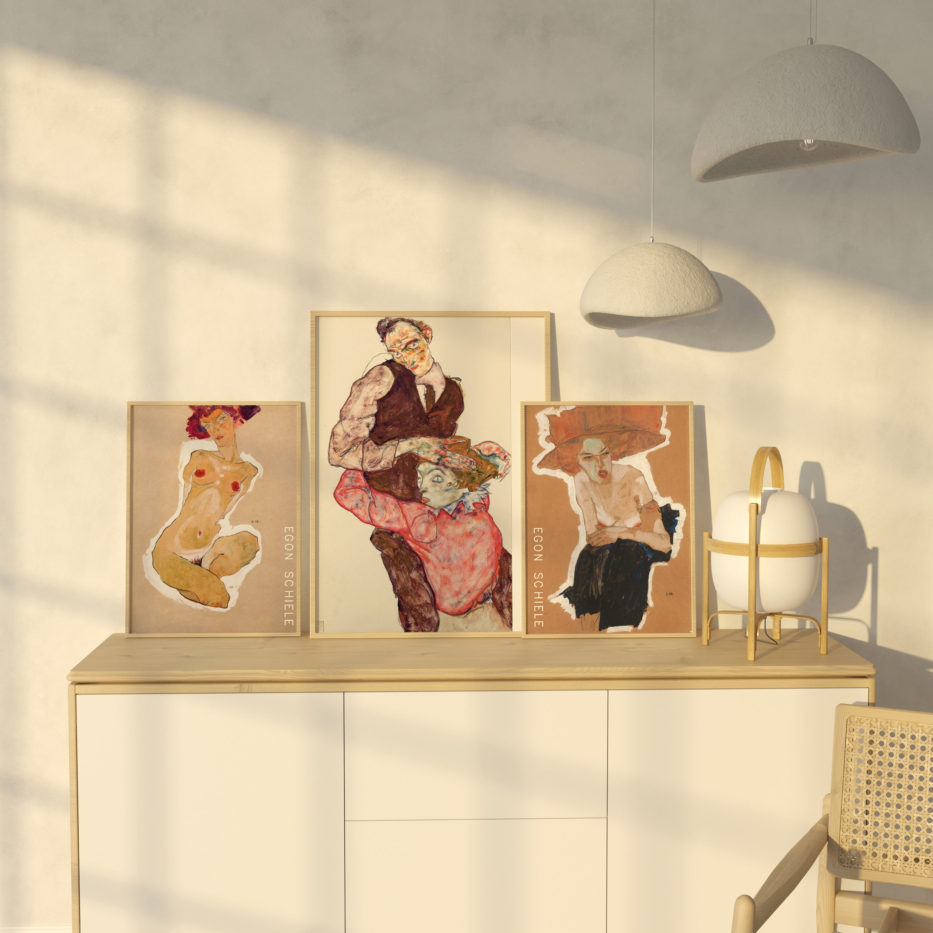 Egon Schiele Poster Egon Schiele Wall Art Birthday Gift Housewarming ...