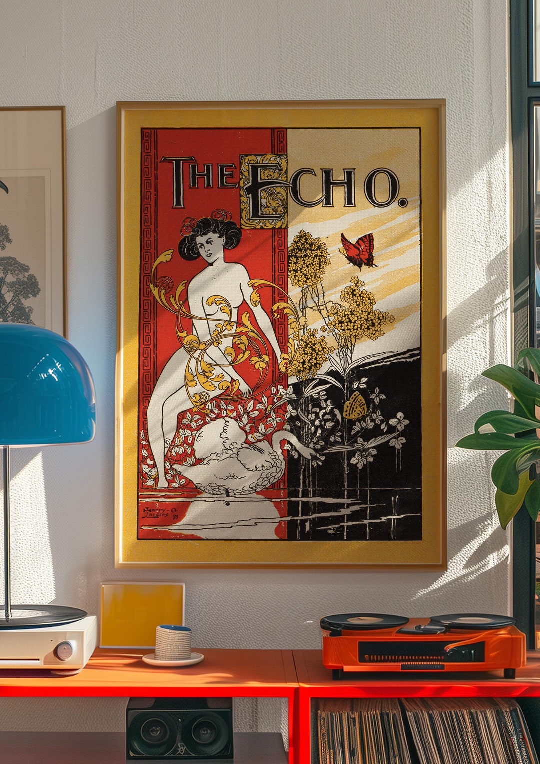 The Echo Poster: Chicago Museum Quality Vintage Print - Etsy