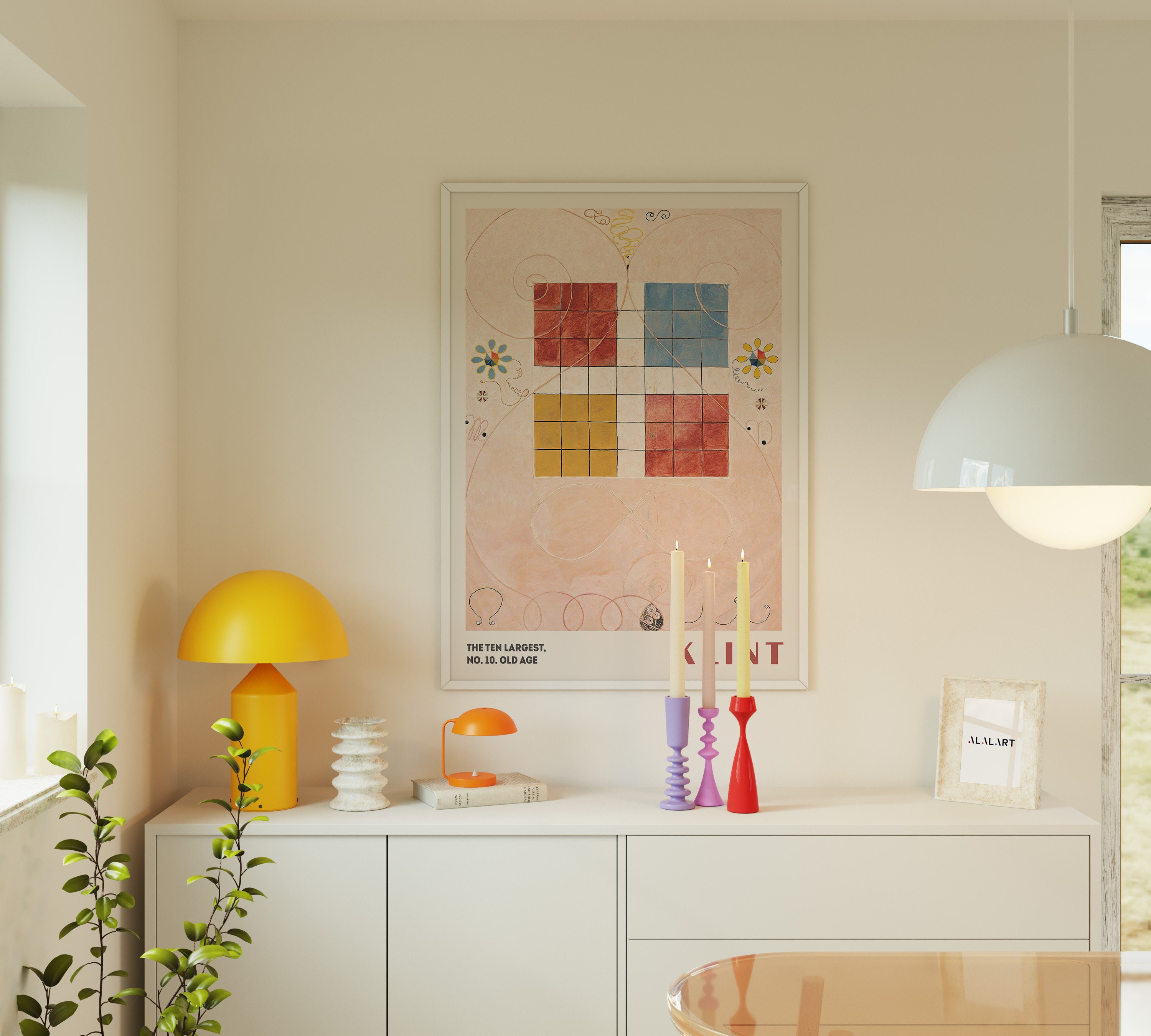 Hilma Af Klint Poster the Ten Largest No. 10 Old Age Klint Wall Art ...