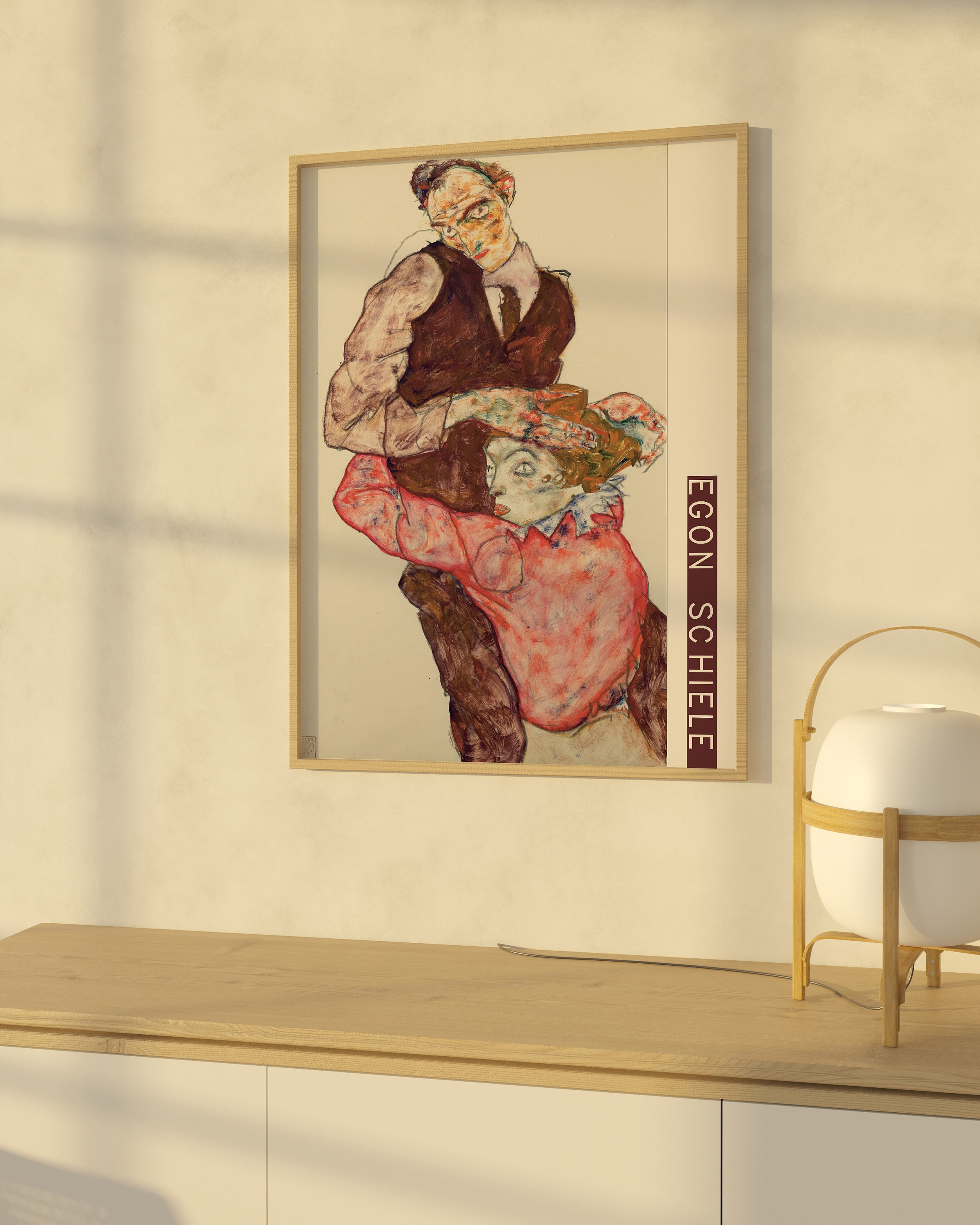 Egon Schiele Poster Egon Schiele Wall Art Birthday Gift Housewarming ...