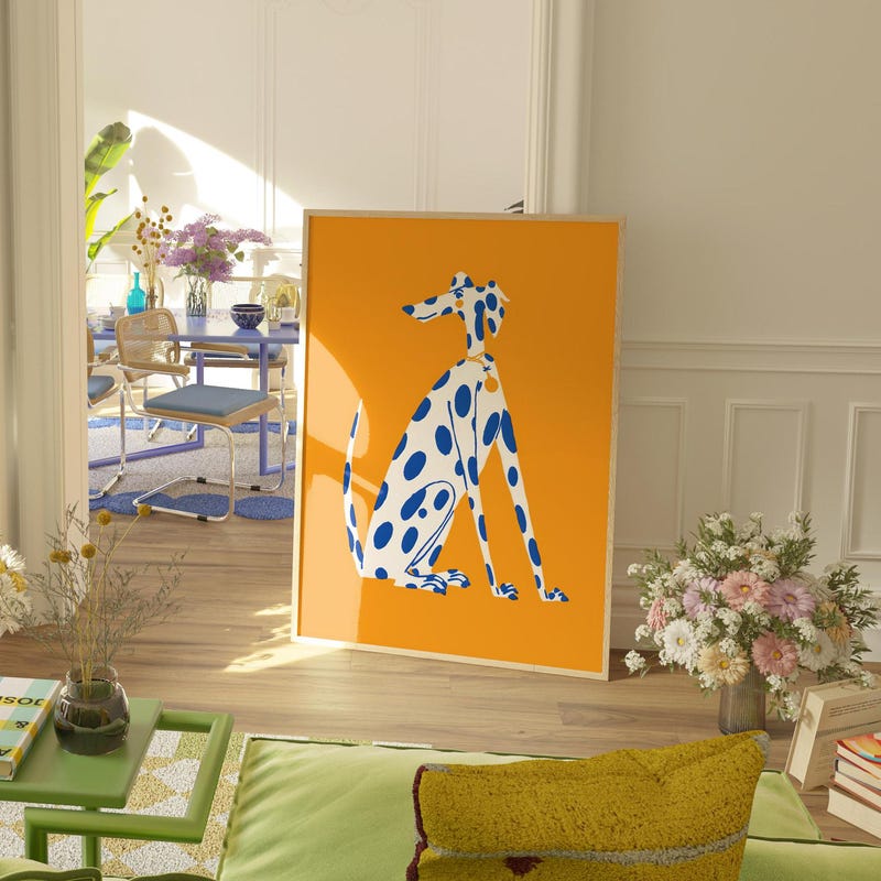 Dalmatian Wall Art - Etsy