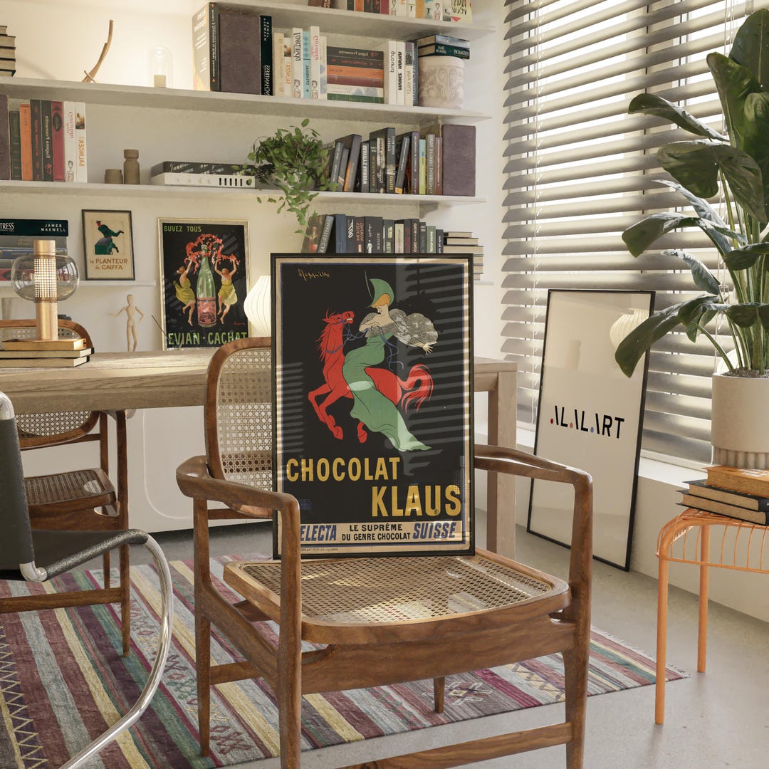Vintage French Cacao Poulain Poster Print – Antique Chocolate ...