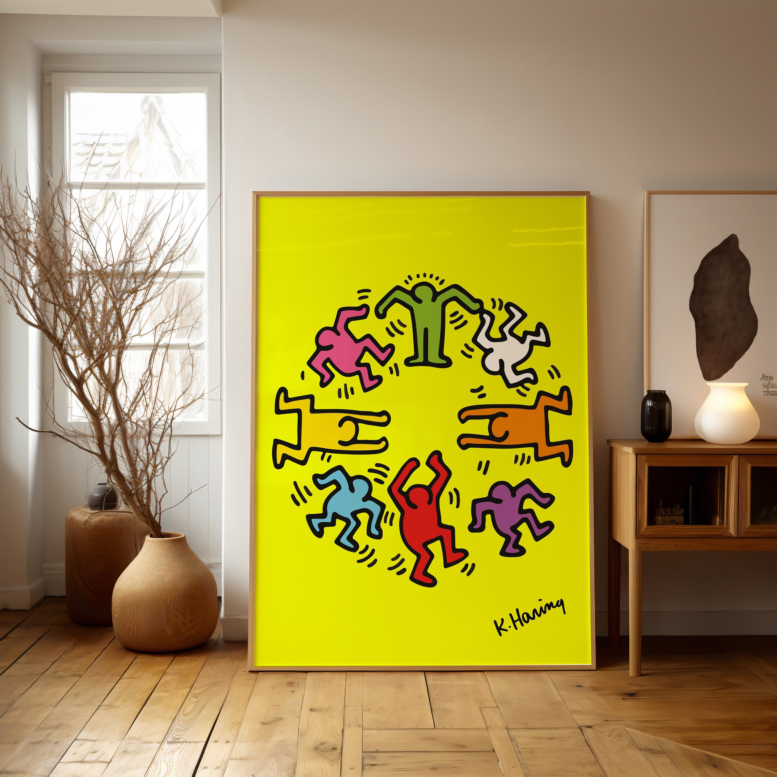 Keith Haring Dance Museum Quality Print, Keith Haring Poster, Pop Art ...