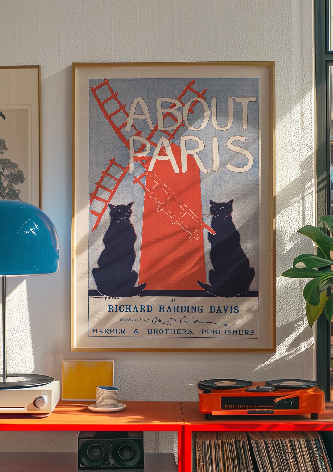 Black Cat Poster Museum Quality Print, Vintage Paris Poster Print ...