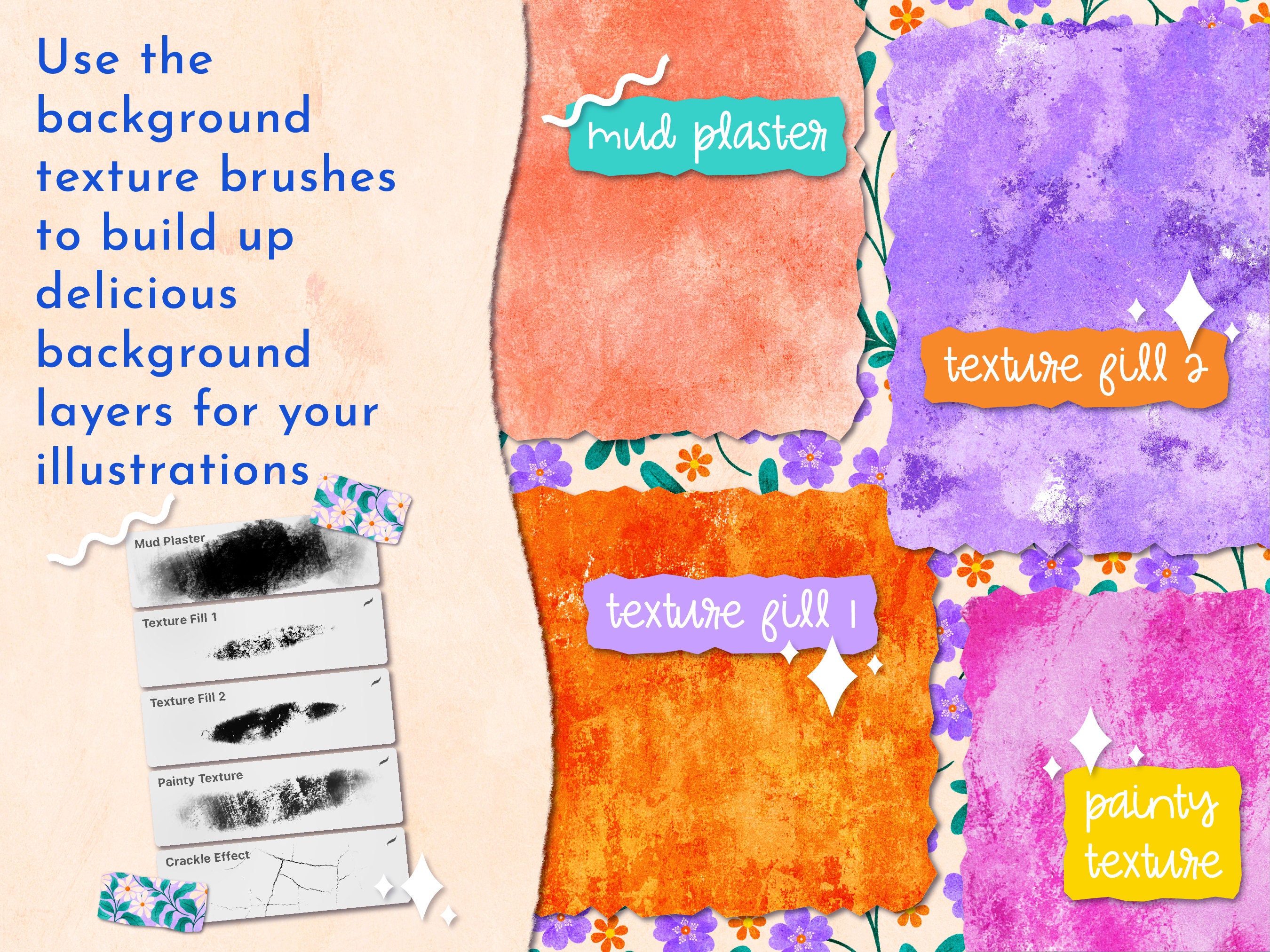 The Pattern Maker Canvas for Procreate Texture Brushes and - Etsy