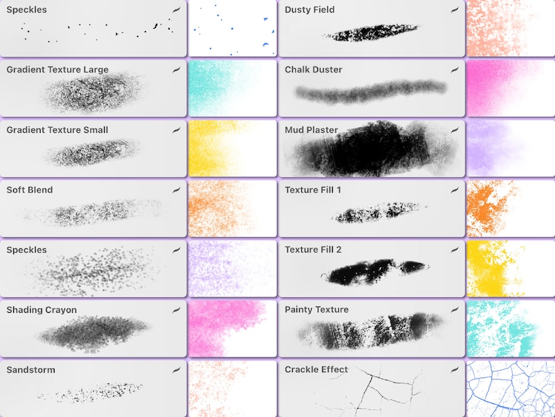 The Pattern Maker Canvas for Procreate Texture Brushes and - Etsy