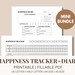Anger Management Diary Tracker Printable Anger Management Template ...