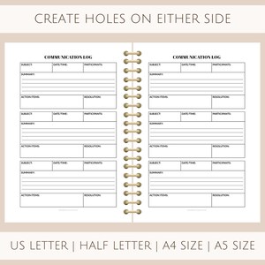 Communication Log | Communication History | Communication Logbook ...