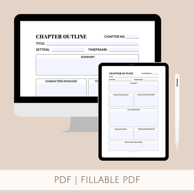 Chapter Outline | Chapter Outline Template | Chapter Breakdown ...