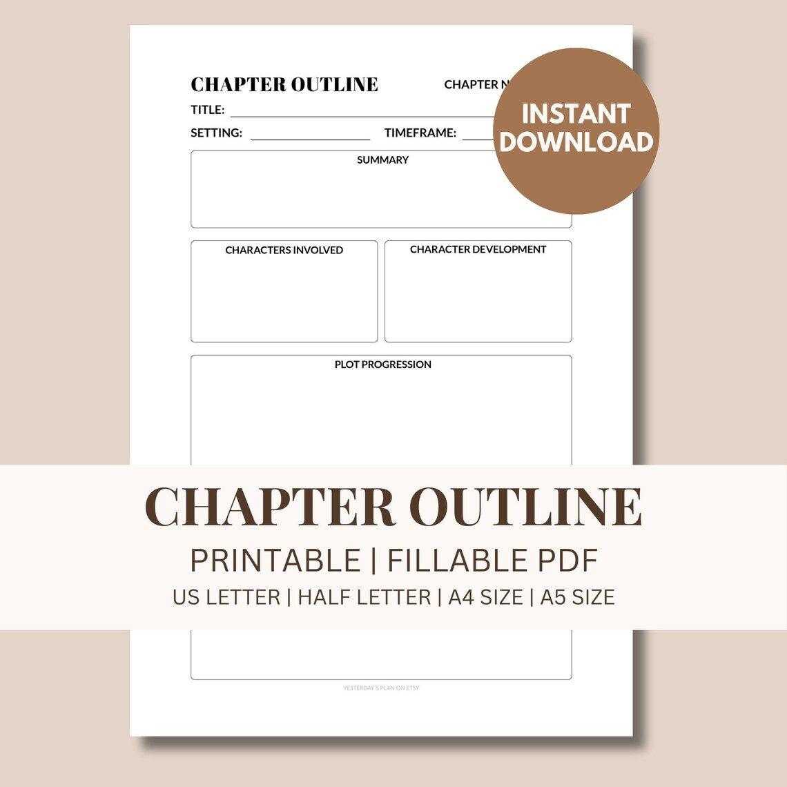 Chapter Outline Chapter Outline Template Chapter Breakdown Chapter ...