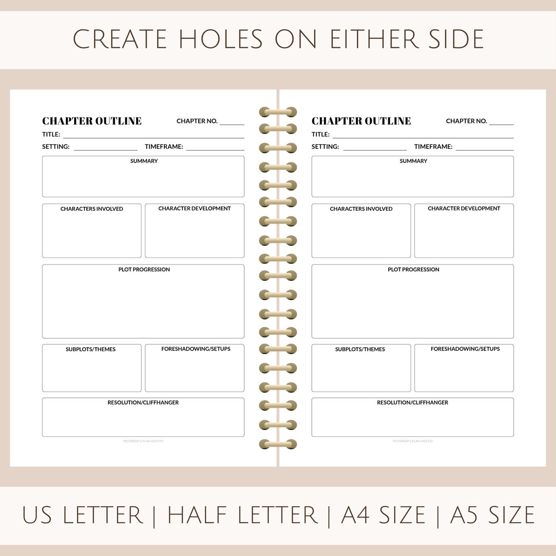 Chapter Outline | Chapter Outline Template | Chapter Breakdown
