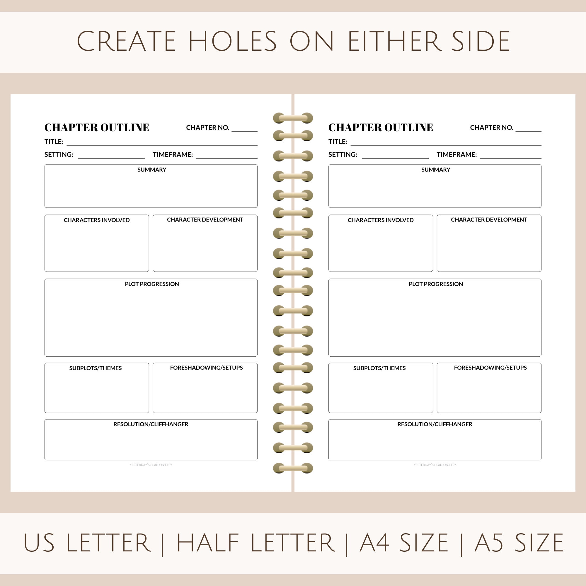 Chapter Outline | Chapter Outline Template | Chapter Breakdown ...