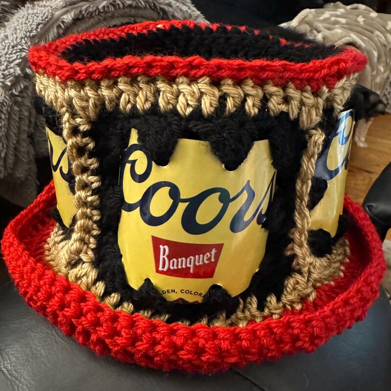 Crochet Beer Can Hat - Etsy