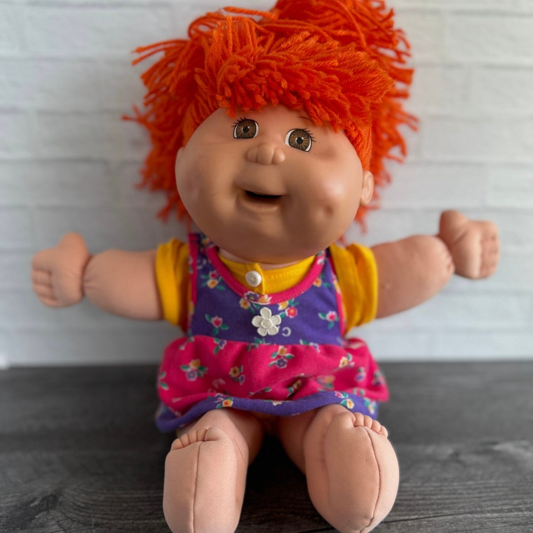 Vintage Genuine Cabbage Patch Kid Collectible Doll With Plastic Head ...