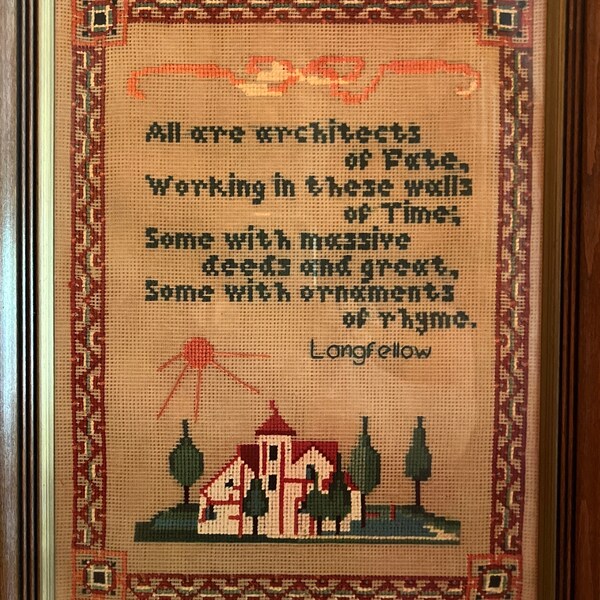 Poem Cross Stitch - Etsy