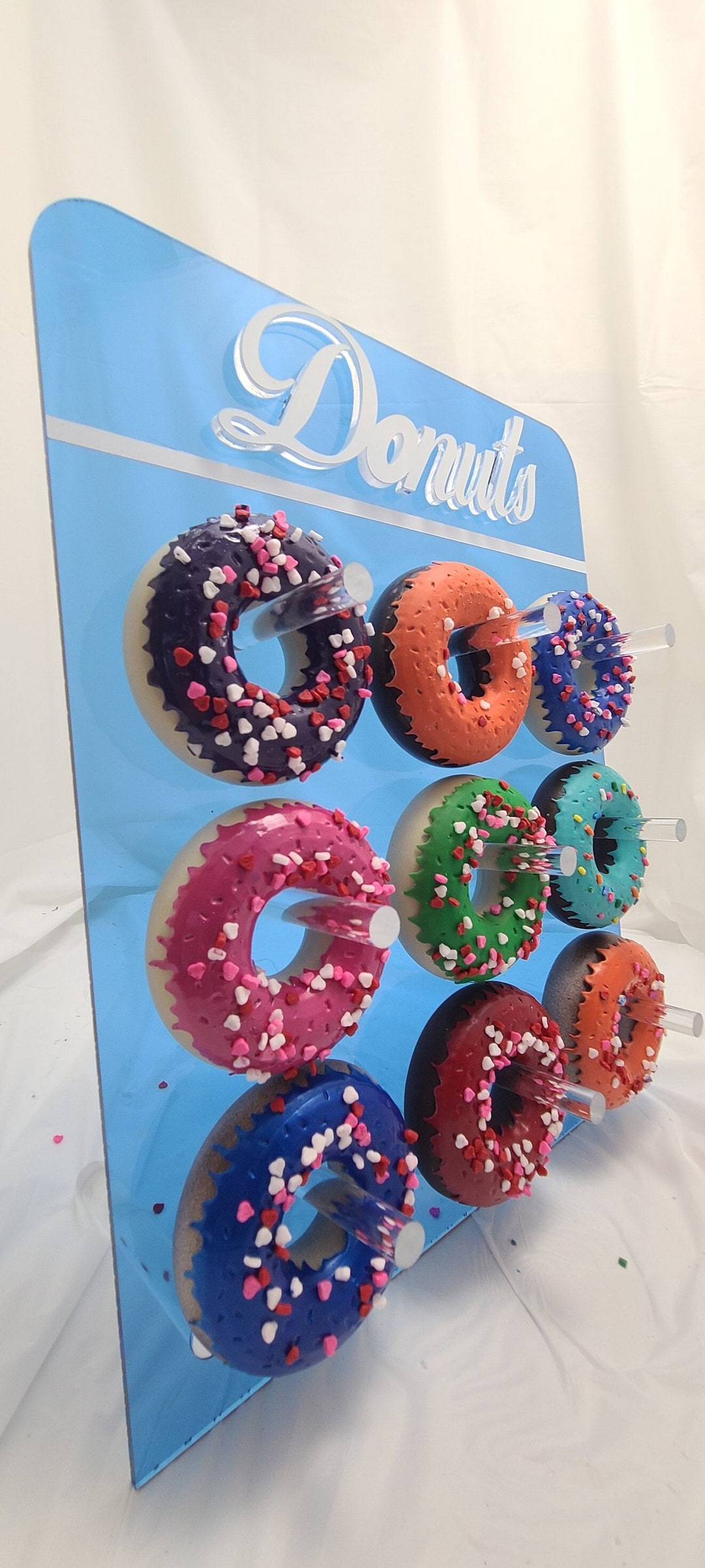 Translucent Blue Acrylic Donut Board/wall 11 X 14 - Etsy