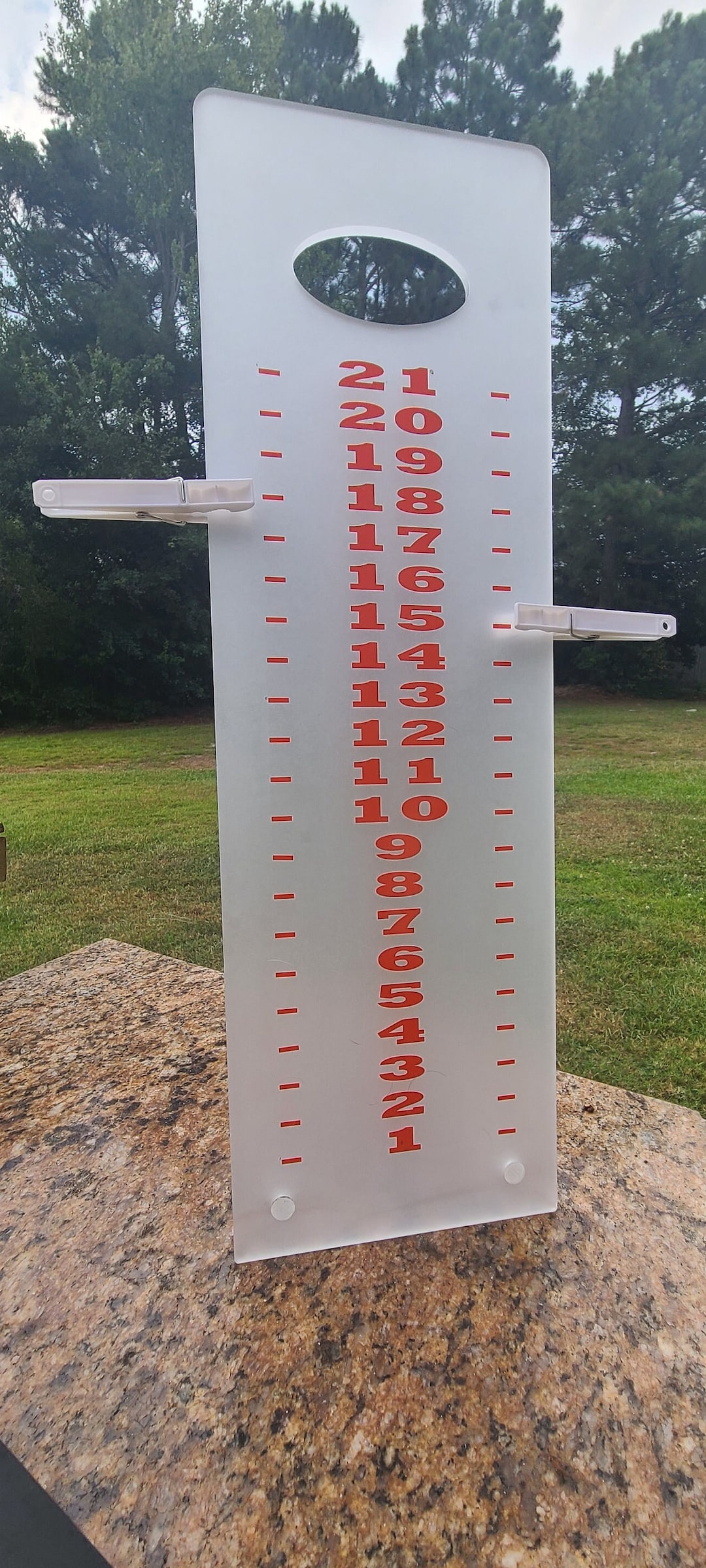 Acrylic Cornhole Scoreboard - Etsy