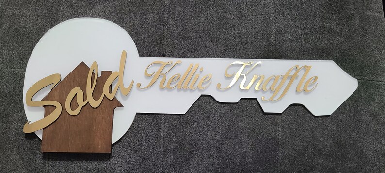 Realtor sold Key - Etsy