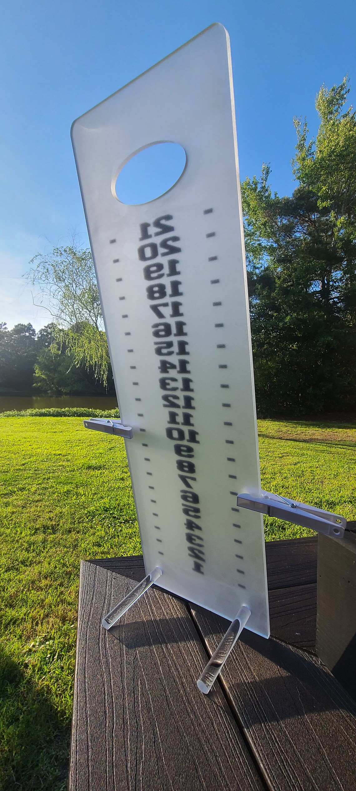 Acrylic Cornhole Scoreboard - Etsy