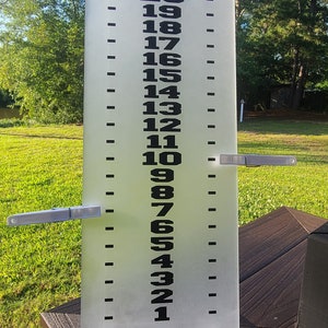 Acrylic Cornhole Scoreboard - Etsy