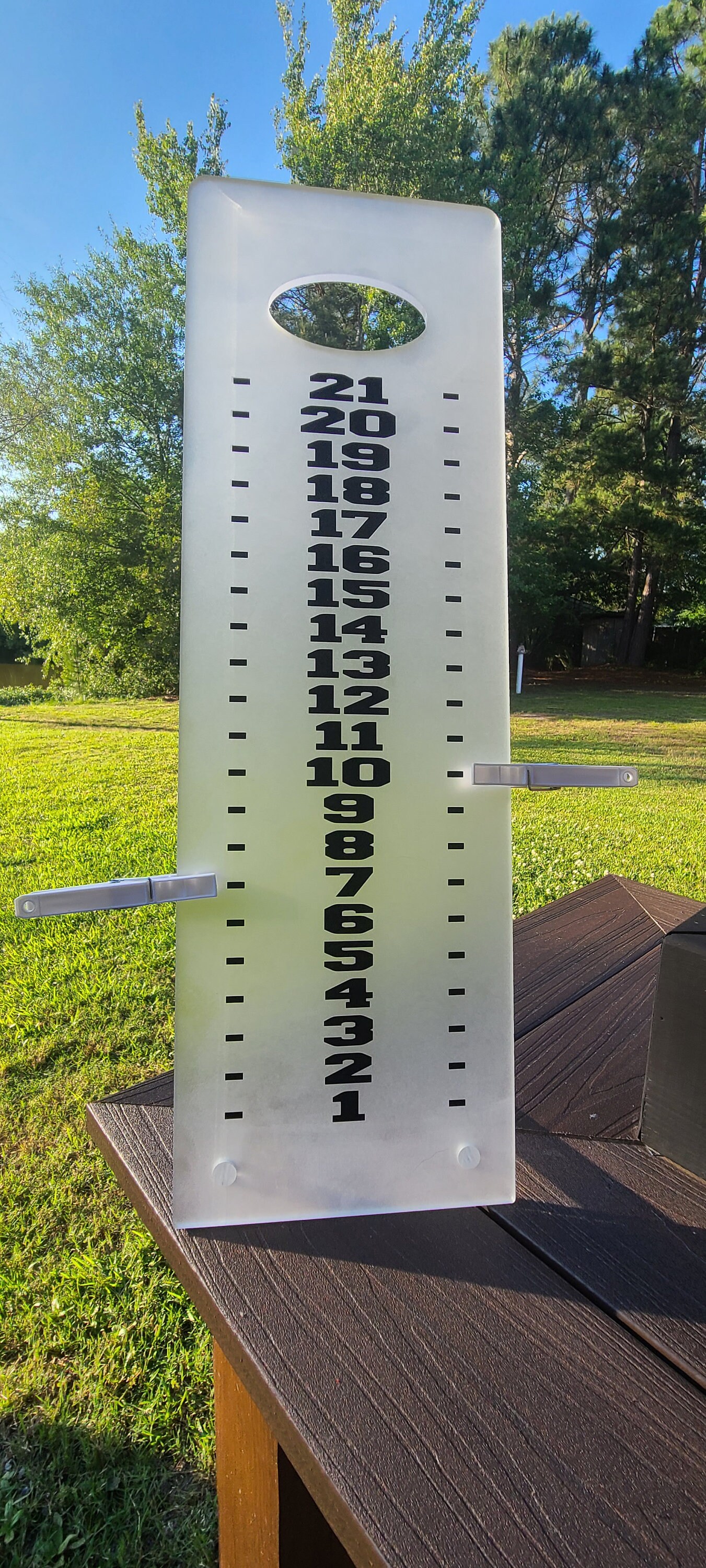 Acrylic Cornhole Scoreboard - Etsy