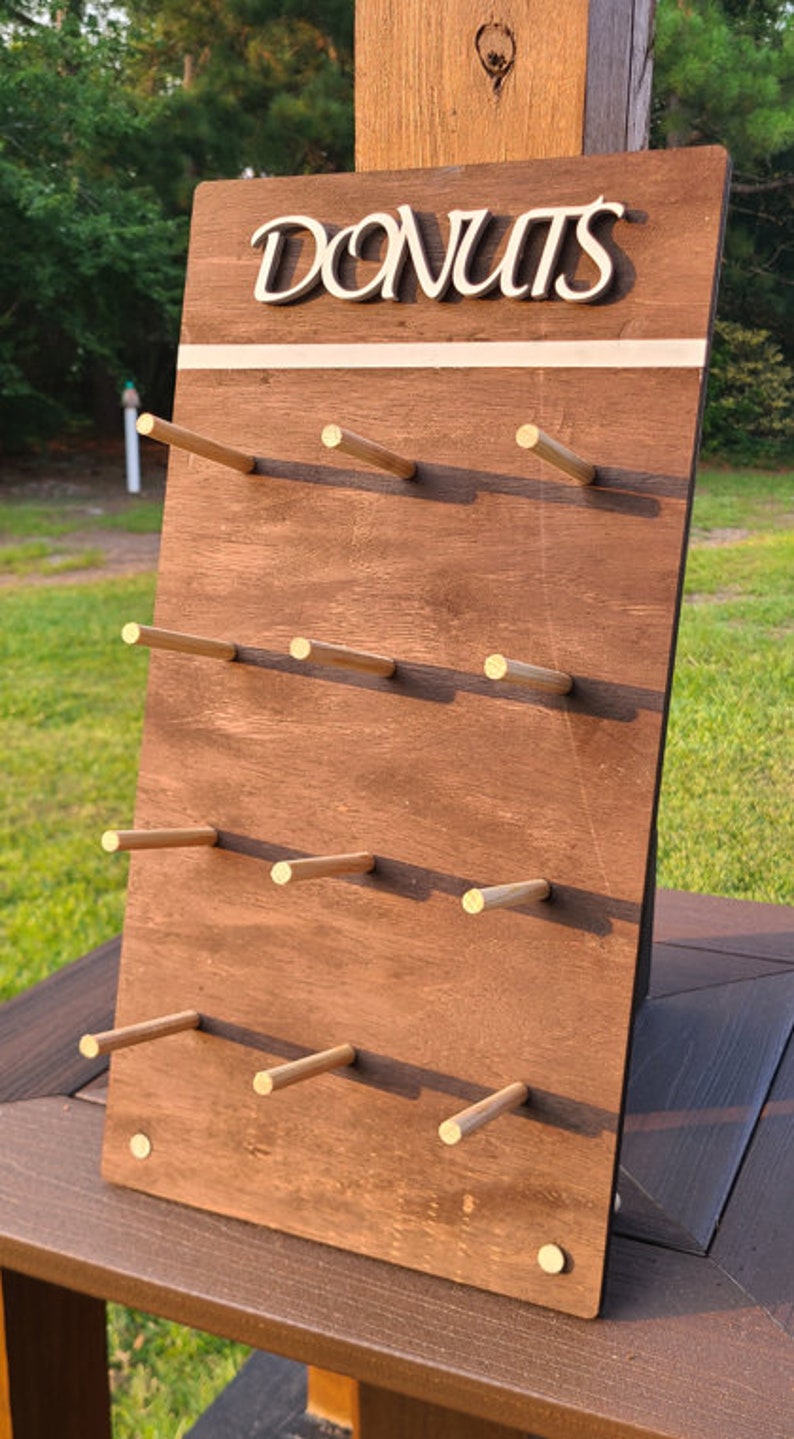Wooden Donut Board (wall) - Etsy