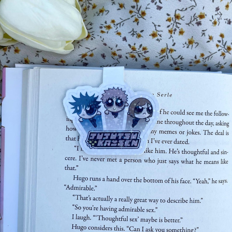 Powerpuff JJK Magnetic Bookmark | Bookmarked - Etsy