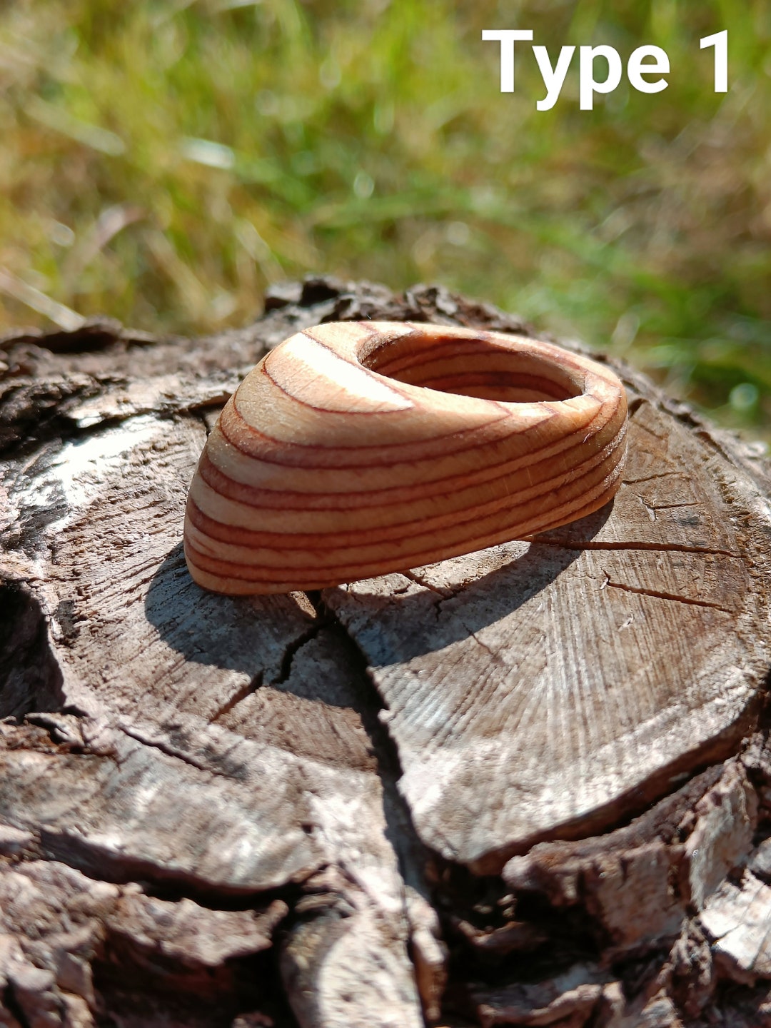 Wooden Thumb Ring- Archery Thumb Ring - Marin Wood Thumb Ring- Archery ...