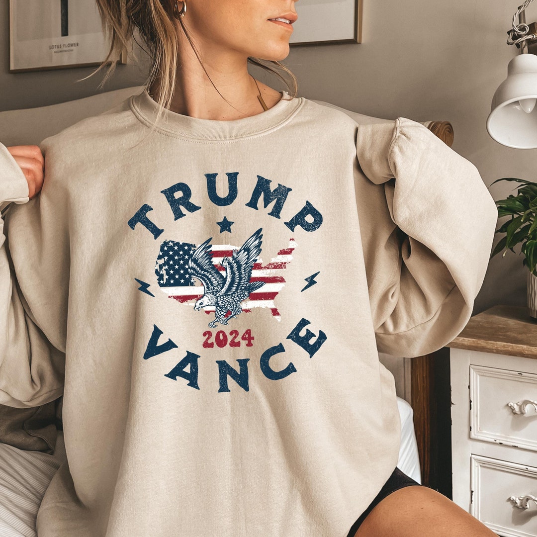 Trump Vance 2024 Sweatshirt, Trump Vance Hoodie, Jd Vance, Maga Hoodie ...