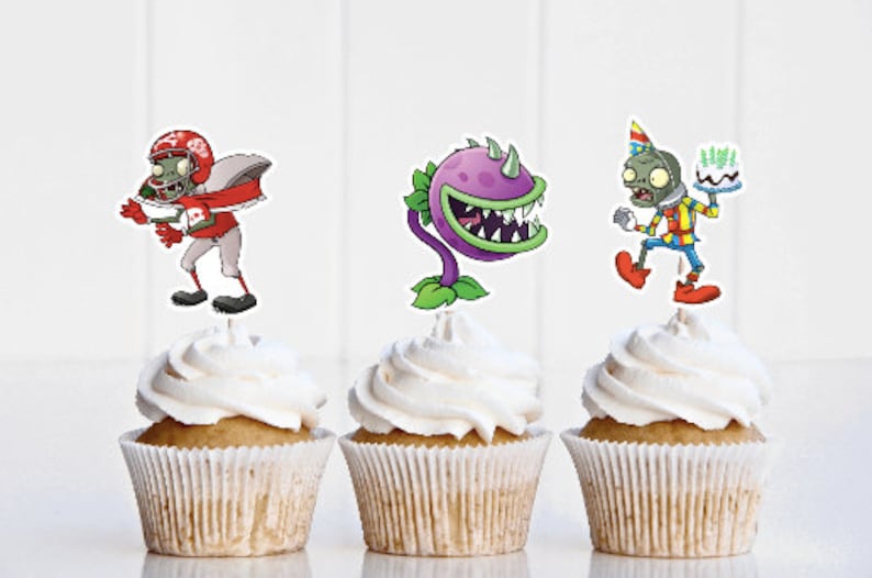 Zombie Cupcake Toppers - Etsy