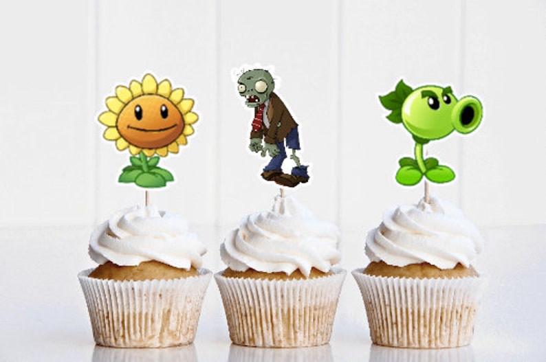 Zombie Cupcake Toppers - Etsy