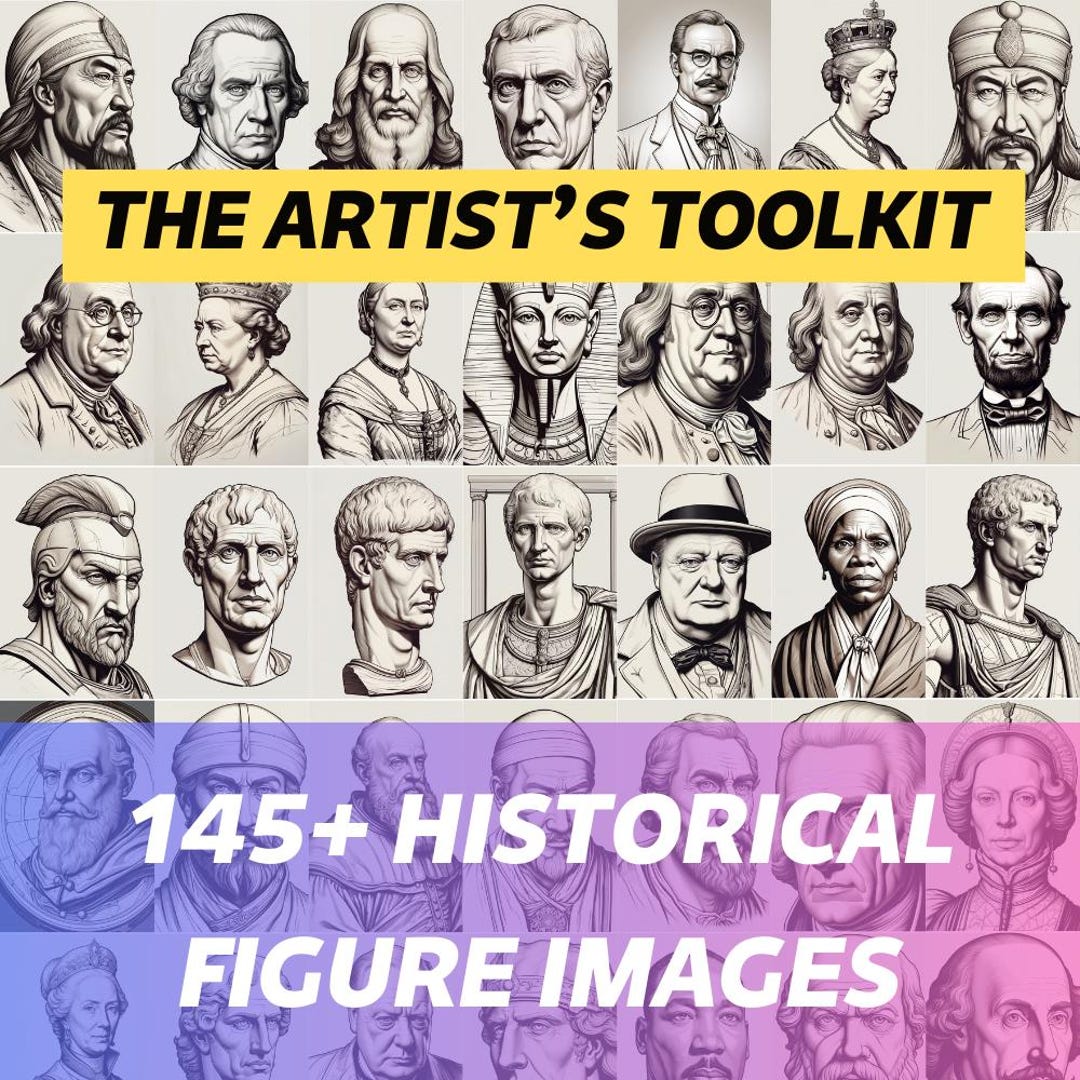 Historic Figures 145+ Image Compilation - Digital Download for ...