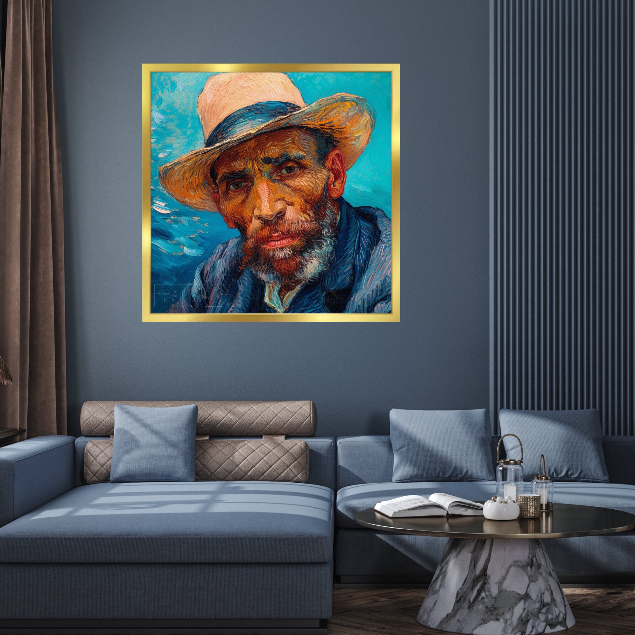 Vincent Van Gogh Portrait Oil Painting Digital Print Instant Download ...