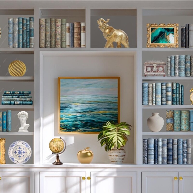 Turquoise Office - Etsy