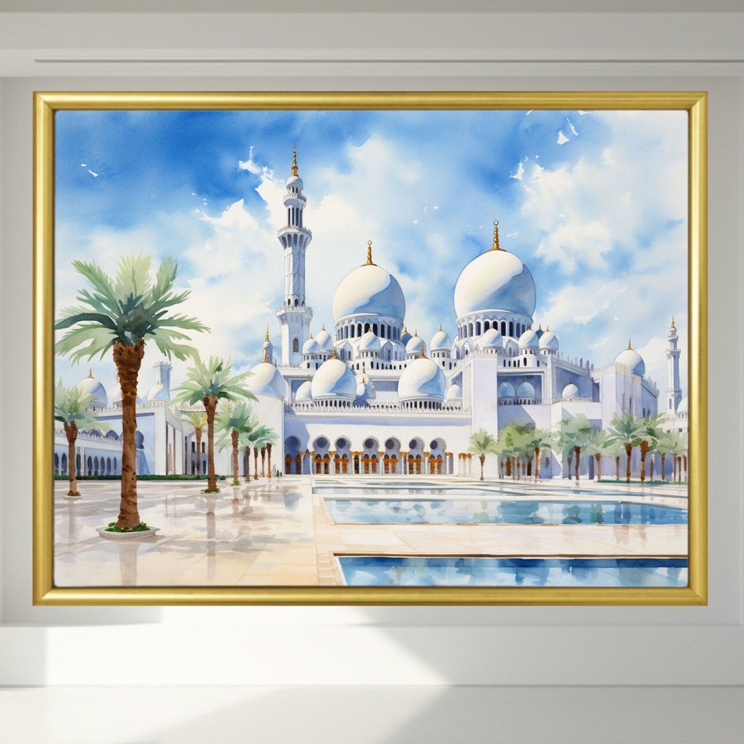 Islamic Mosque Digital Screen Wallpaper (digital Download) - Etsy