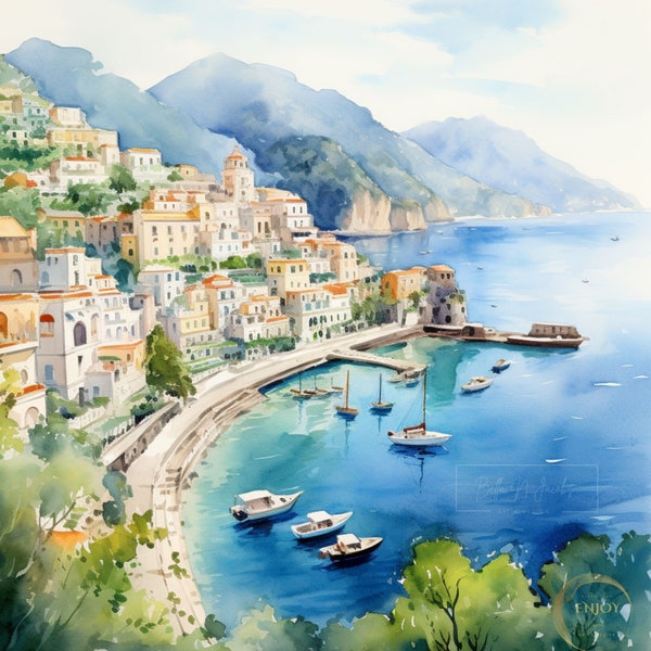 Epic Dramatic Sunset Over the Ocean Landscape Wall Art Design Decor ...